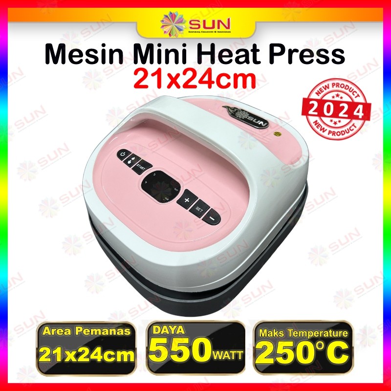 Jual Mesin Sablon Mini Hobby Heat Press (Sablon Press Lengan, Saku Baju ...