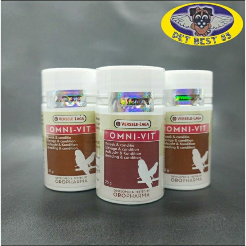Jual Omnivit 25gr Vitamin Bird Breeding & Condition Versele Laga ...