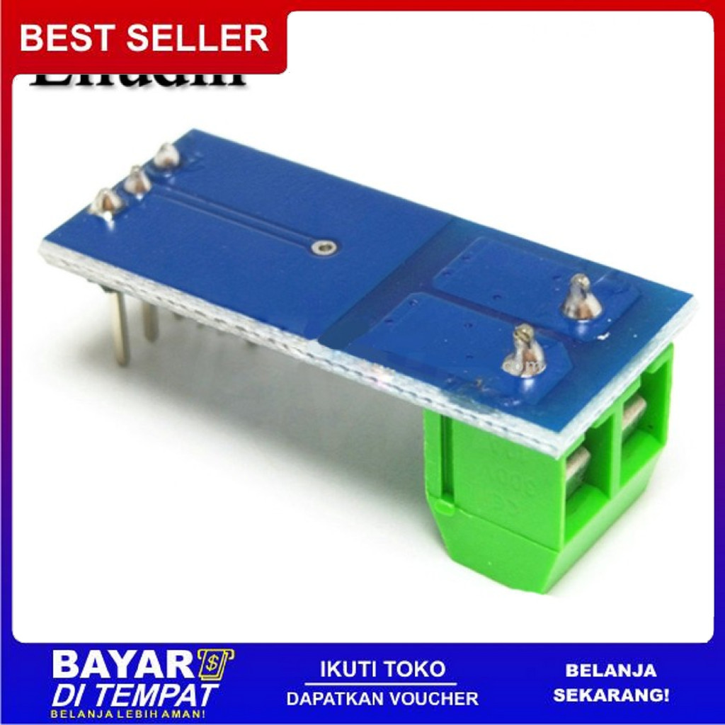Jual FREE ONGKIR LULIDIN HALL CURRENT SENSOR MODULE ACS712 MODULE 5A ...