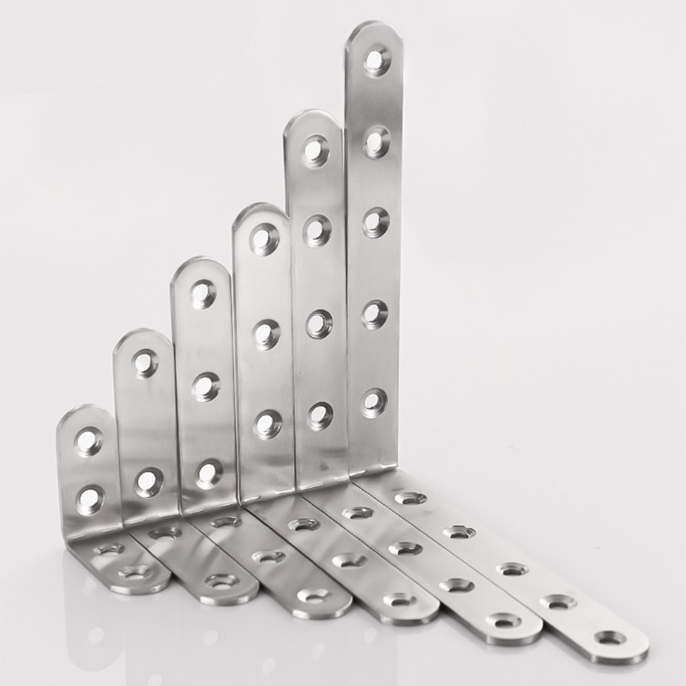 Jual Stainless Steel 90 Degree Angle Bracket Corner Brackets Joint ...