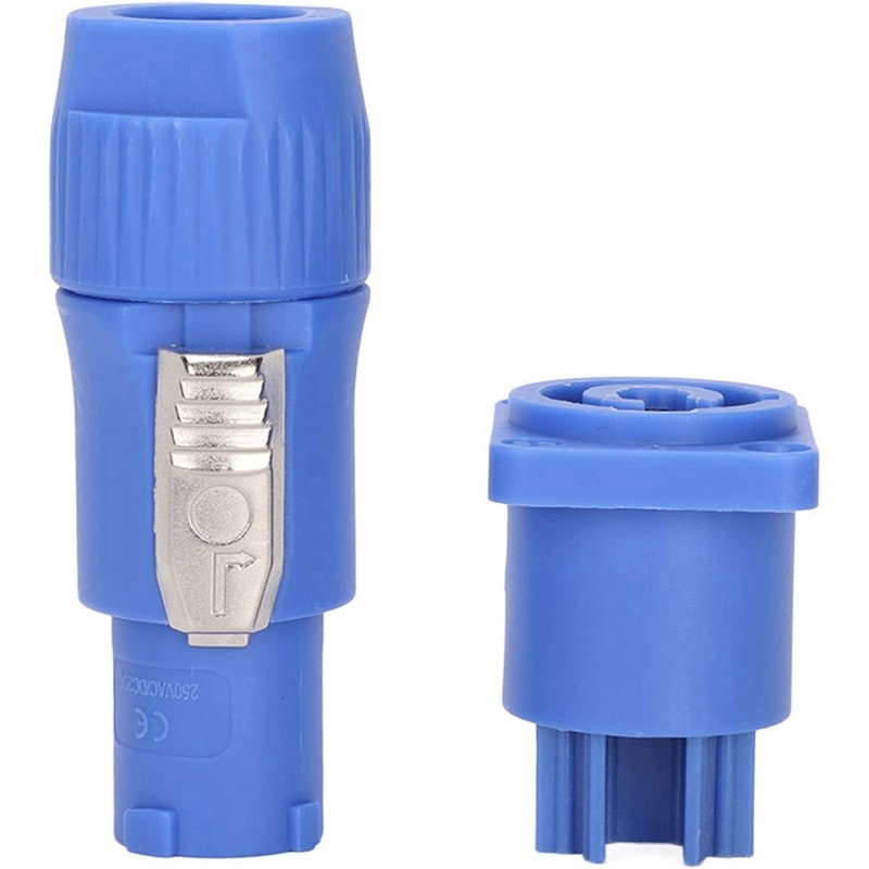 Jual 3 Pin AC Power Con Male And Female Head Connectors, Signal Input ...