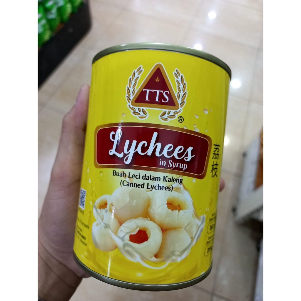 Jual [ 1 DUS ] TTS Lychee in Syrup Buah Leci Kalengan Laici Kartonan ...