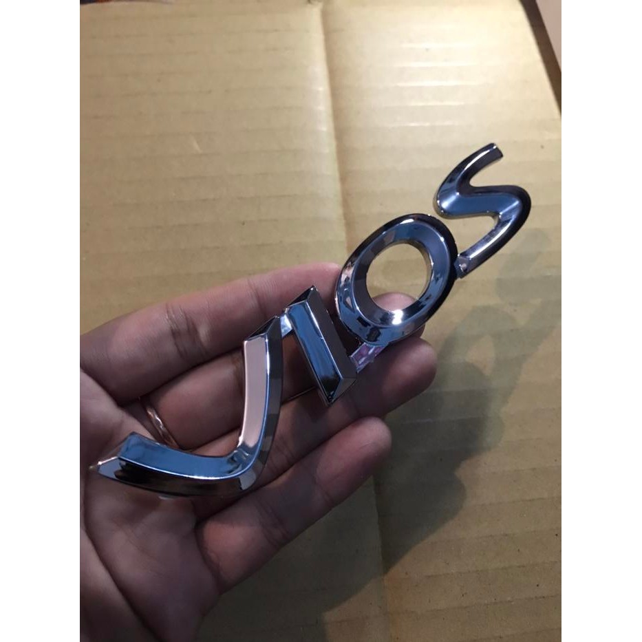 Jual Emblem Vios, Logo Vios, Tulisan Vios Garansi Original Asli ...