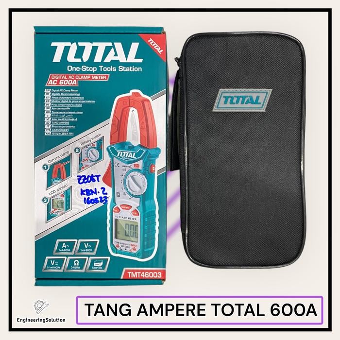 Jual Tang Ampere 600A Total/Digital Ac Clamp Meter Total Tmt46003 ...