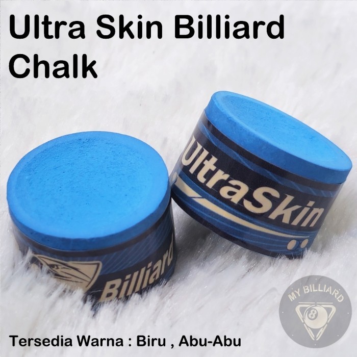 Jual PREMIUM Ultra Skin Chalk Billiard Premium- Kapur Biru Abu Stick ...
