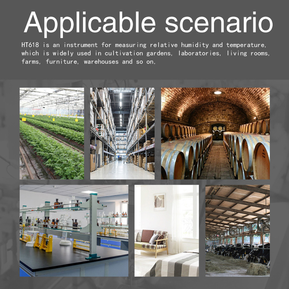 Jual HABOTEST HT618 Digital Psychrometer Thermometer Hygrometer dengan ...