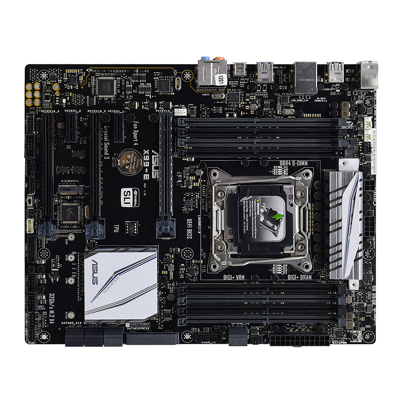 Jual Asus Used Motherboard X99-E Supports 8X Ddr4 Dimm Max. 128Gb ...