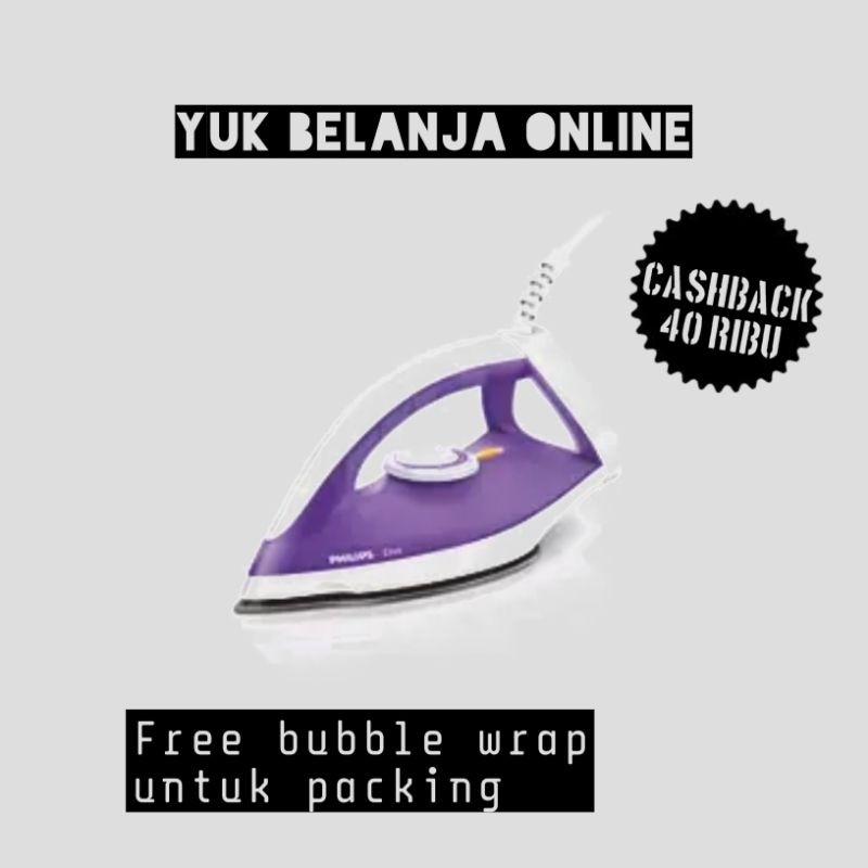 Jual PHILIPS Setrika Dry Iron Diva GC122 | Shopee Indonesia