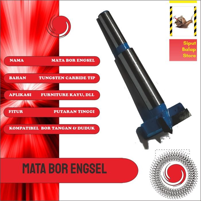 Jual Mata Bor Kayu Lubang Engsel Sendok Fostner Bit 32 35 42 45 50 55Mm ...