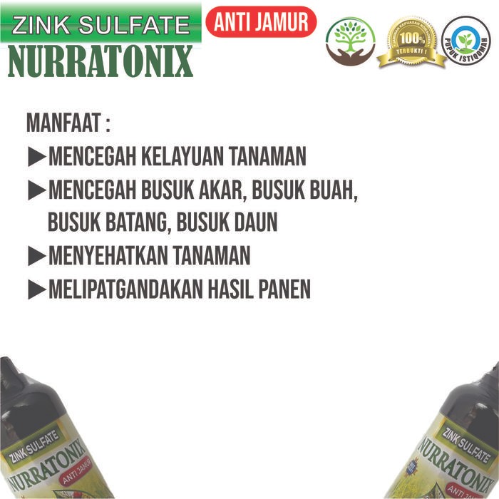 Jual OBAT DAUN KUNING PADA PADI ZINK NURRATONIX ANTI JAMUR OBAT DAUN ...