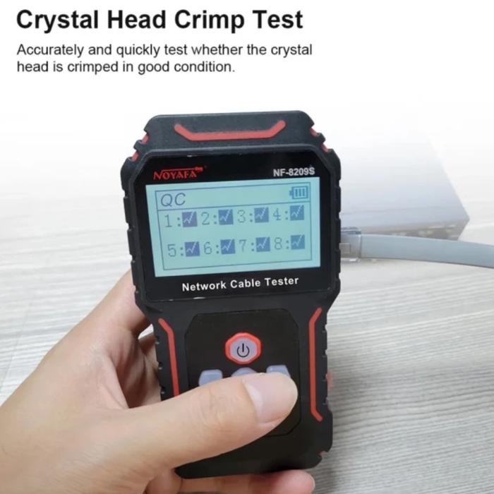 Jual Network cable tester Wire Tracker Noyafa NF-8209S Nf 8209 | Shopee ...