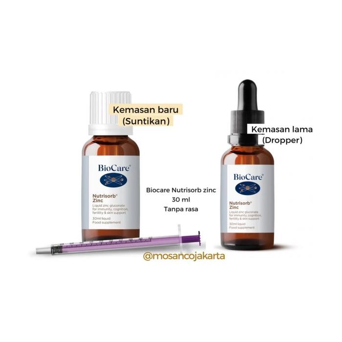 Jual Femvital- Ready Stock Biocare Nutrisorb Zinc 30Ml | Shopee Indonesia