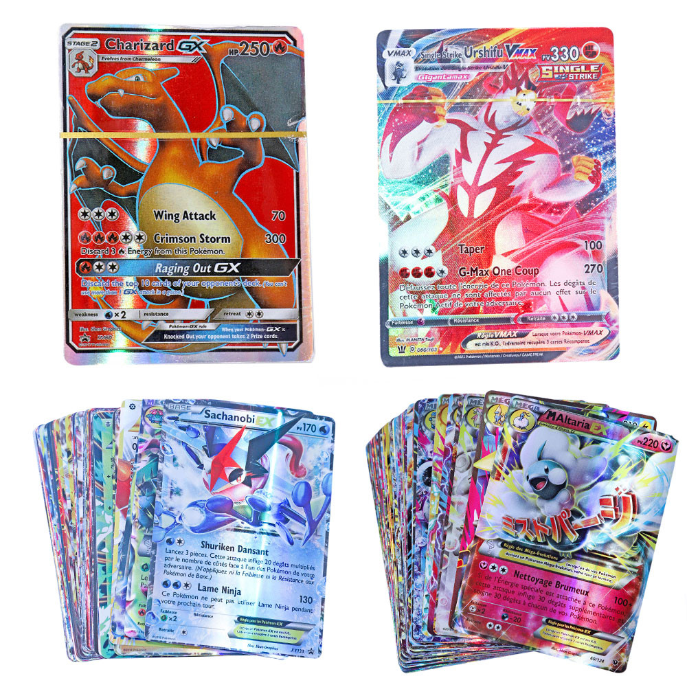 Jual 20Pc Fren /English Version Pokemon Cards V Gx Mega Tag Team Ex ...