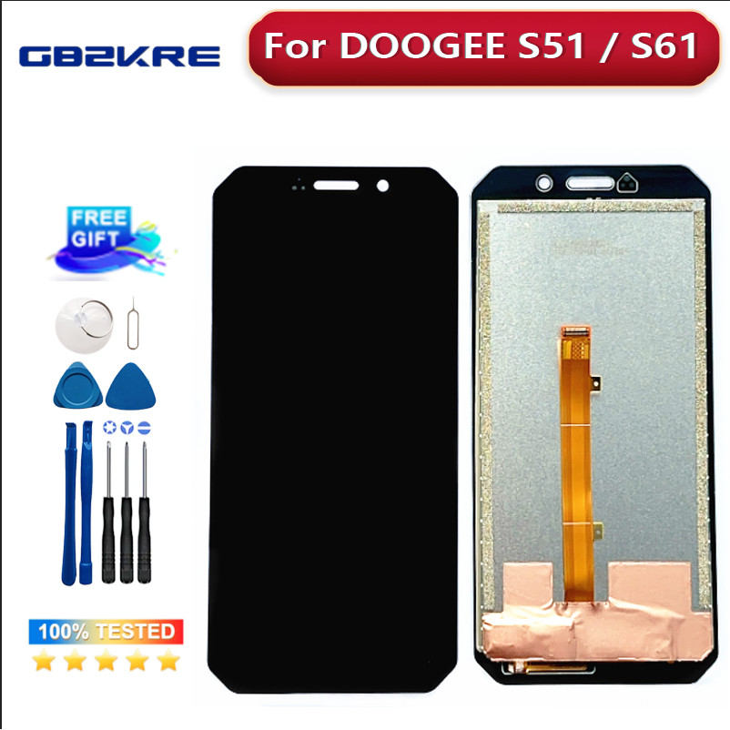 Jual Original For DOOGEE S51 S61 LCD Display Screen + Touch Panel ...