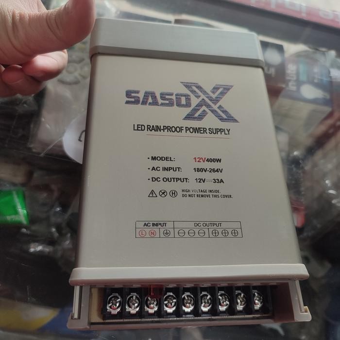 Jual Best Seller Power Supply Saso X 400 Watt 12V Indooor&Autdoor/Travo ...