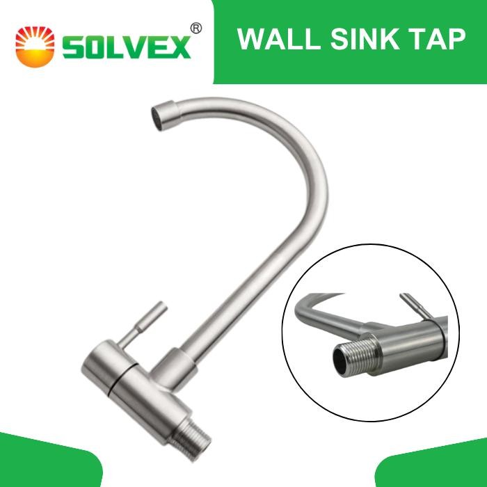 Jual SOLVEX KRAN DAPUR ANGSA TEMBOK KERAN AIR CUCI PIRING SUS 304 US ...