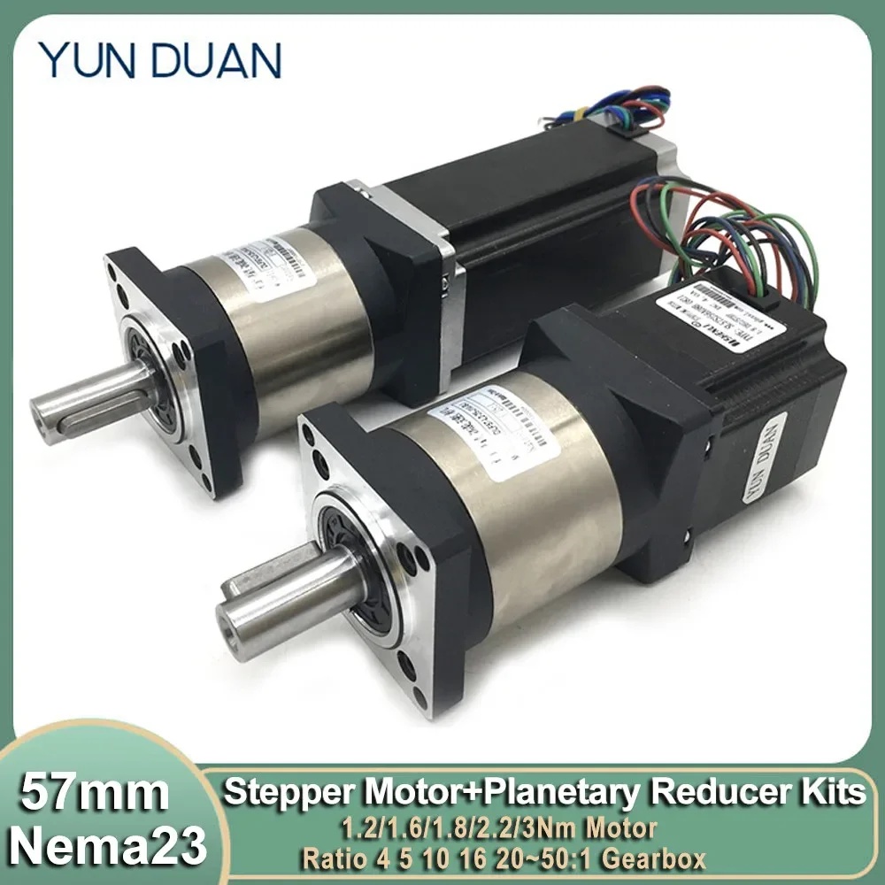 Jual TUY Nema 23 Planetary Reducer Kit Stepper Motor Gearbox Step-down ...