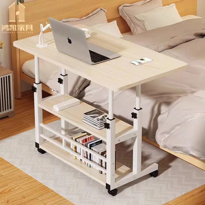 Jual Meja Laptop Komputer Kerja Belajar Dorong Serbaguna Lipat Portable ...