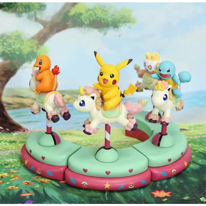 Jual (RAD) Pokemon Figure Squirtle Charmander Togepi Amusement Park ...