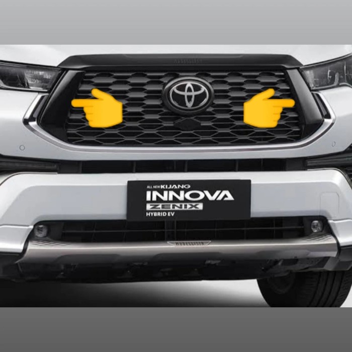 Jual Front Grille Grill Side Kumis Samping Innova Zenix Modelista ...