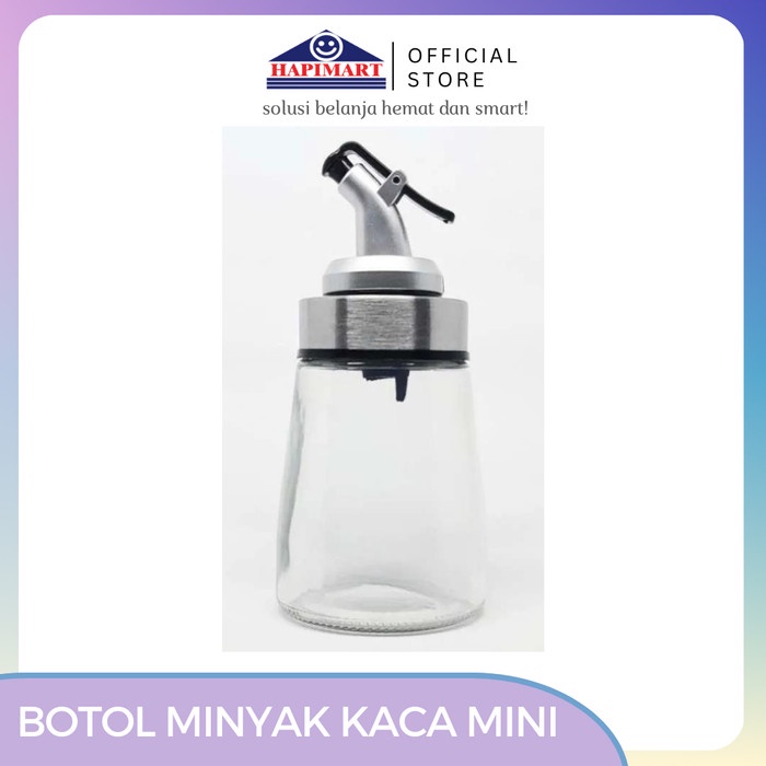Jual Botol Minyak Kaca Mini/Botol Kaca Kecil 180ml/Dispenser Minyak Mini | Shopee Indonesia