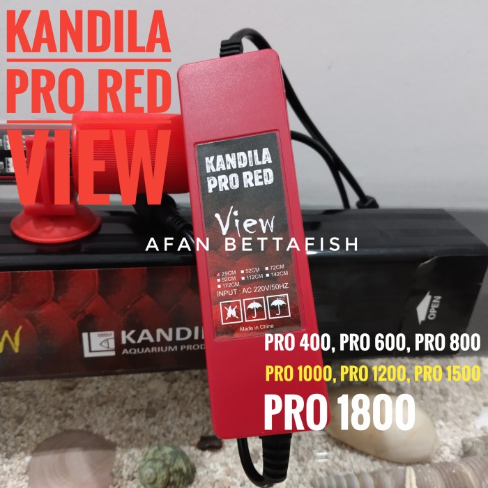 Jual Lampu Led View Kandila Pro Red 400 - 1800 Aquarium Ikan Hias Arwana | Shopee Indonesia