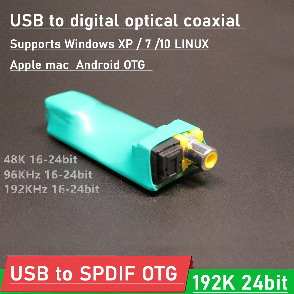 Jual LIM USB to digital optical coaxial output USB to SPDIF OTG USB ...