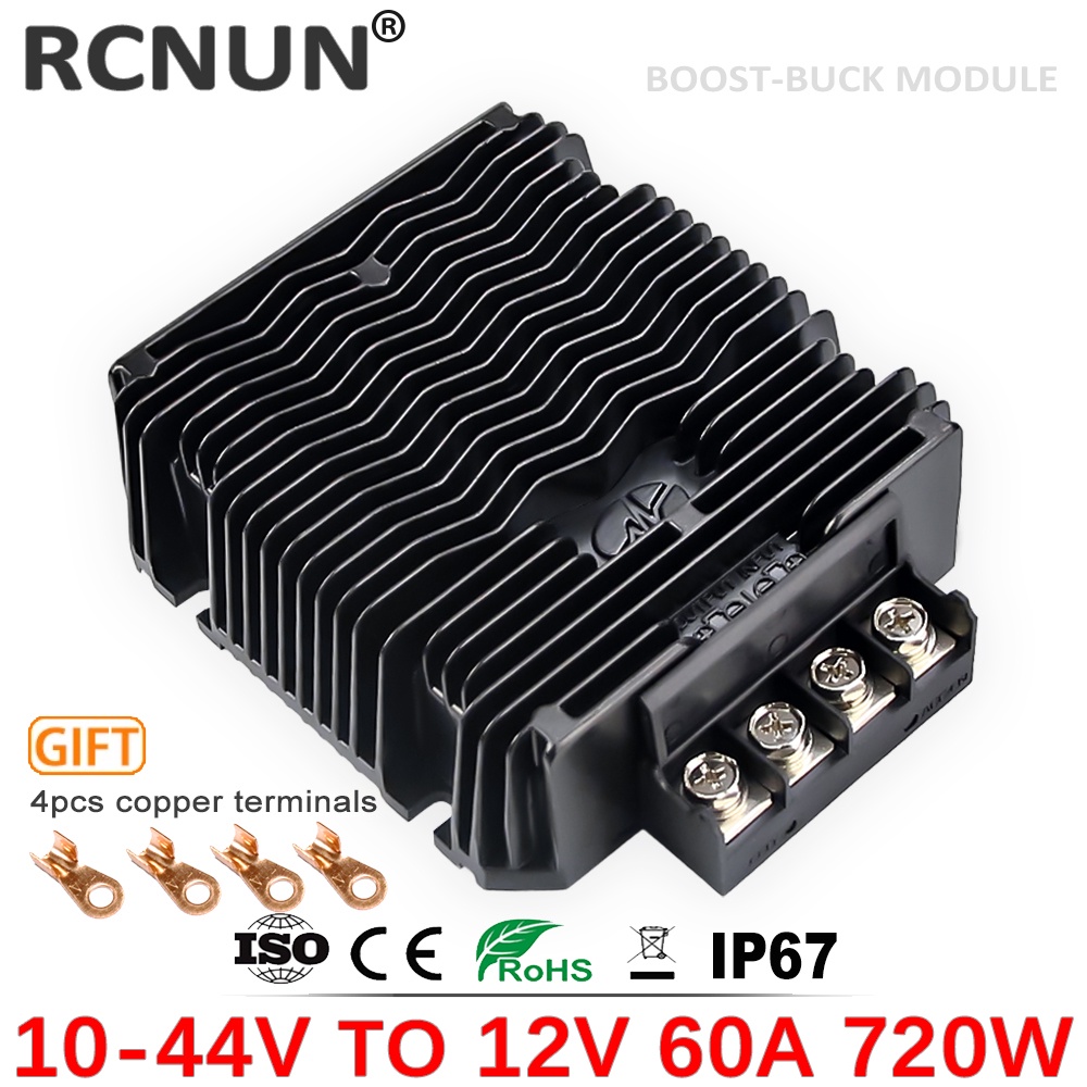 Jual MONC New 10-44V 10V 14.6V 19V 24V 28V 36V to 12V 50A 60A Step-down/up DC DC Converter ...