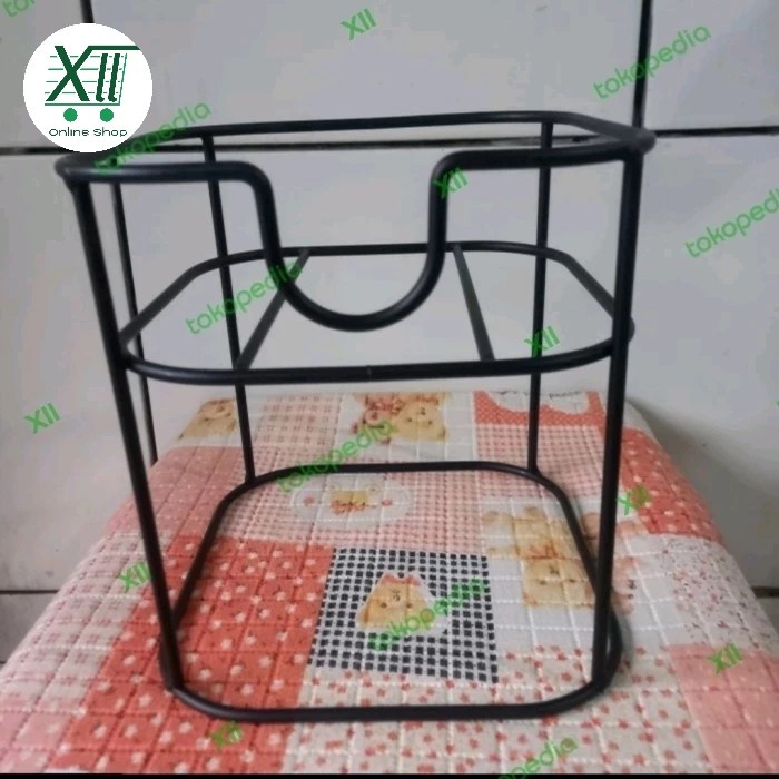 Jual Stand Tiang Besi Hitam Kaki Penyangga Dispenser Air Kokoh Kuat ...