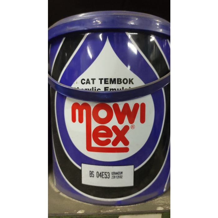 Jual Cat Mowilex Bs 04E53 Merah Geranium Ukuran 1 Liter/2,5 Liter ...