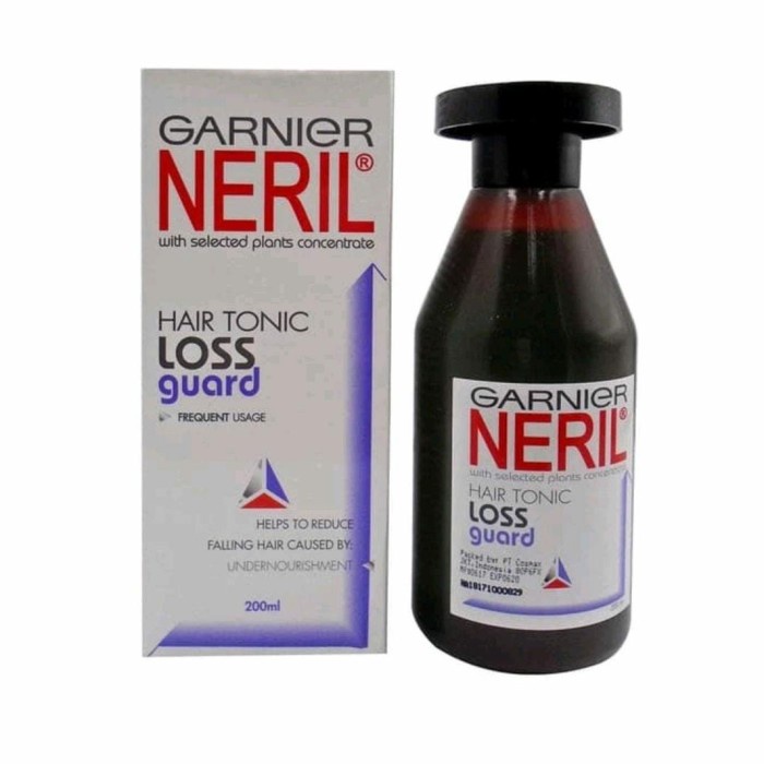 Jual Promo Terbatas Neril Anti Loss Guard Hair Tonic Garnier 200Ml Aman ...