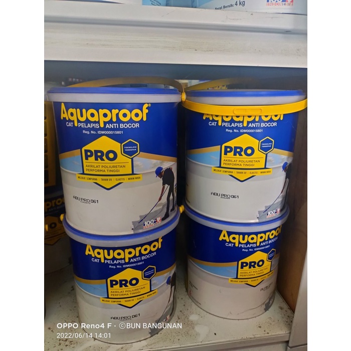 Jual Aquaproof Pro Pelapis Anti Bocor Inovasi Baru 4 Kg/Waterproofing ...