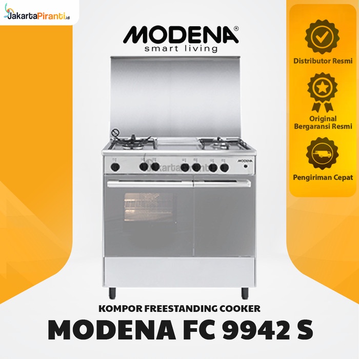 Jual KOMPOR GAS OVEN FREESTANDING FREE STANDING COOKER MODENA FC 9942 S ...