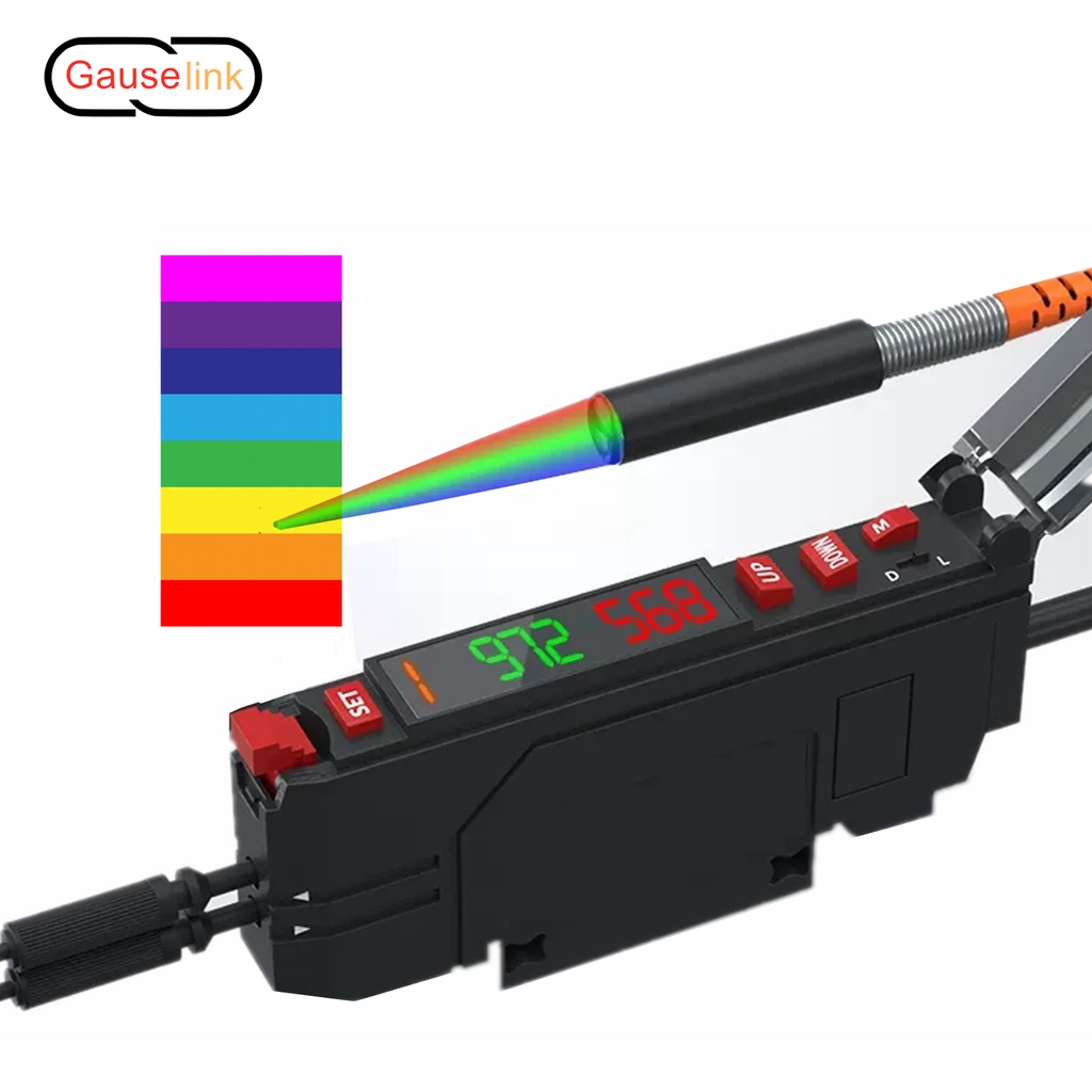 Jual MDA Color Identification Optical Fiber Sensor Amplifier ...