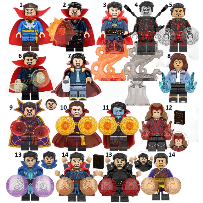 Jual Marvel Avangers Doctor Dr Steven Strange Classic Comic Action Mini ...