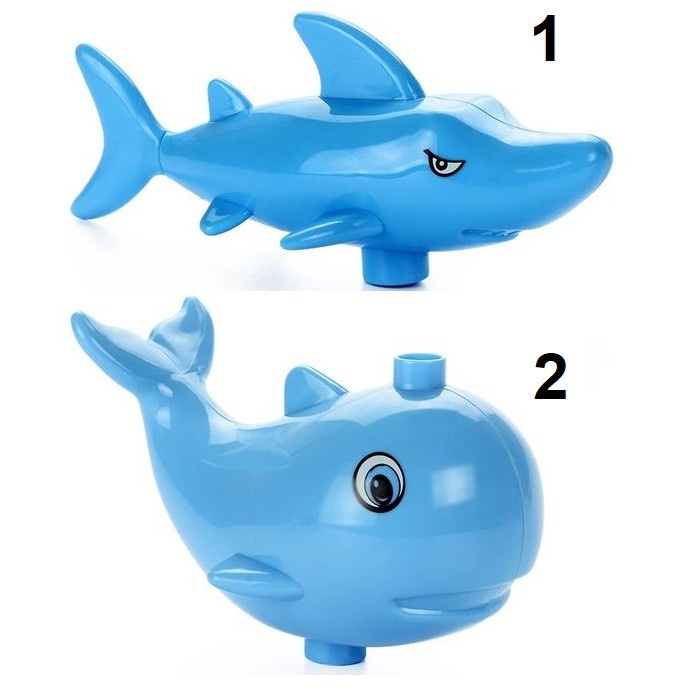 Jual Sea Shark Whale Baby Blue Ikan Hiu Paus Biru Action Mini Figure ...