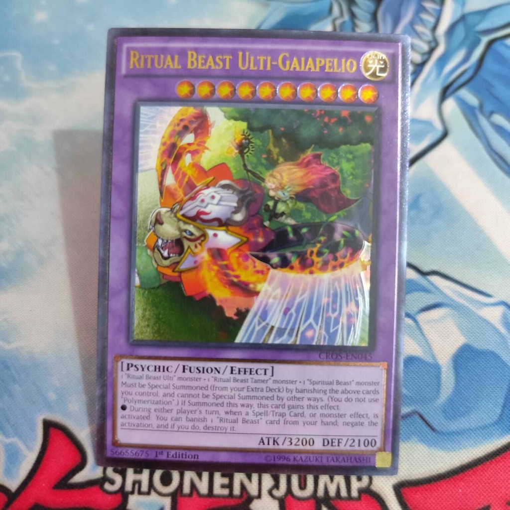 Jual yugioh ritual beast ulti gaiapelio CROS ultimate rare 1st original | Shopee Indonesia