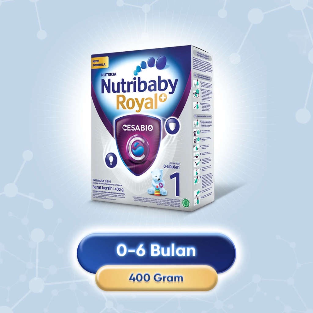 Jual NUTRIBABY ROYAL CESABIO 1 400 GR - RAJA SUSU | Shopee Indonesia