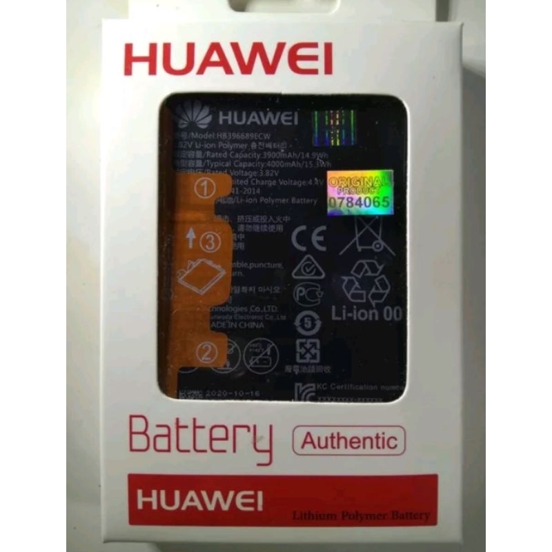 Jual Huawe HB396286ECW Original 100% GENUINE Battery Batre Baterai ...