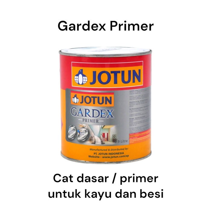 Jual Jotun Gardex Primer Cat Dasar Kayu dan Besi Zinc Phospate 1 Liter ...