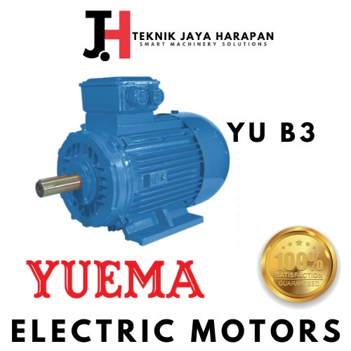 Jual DINAMO ELECTRIC MOTOR YUEMA YU 4P 1,1KW 1,5HP 3PHASE 380V B3 | Shopee Indonesia