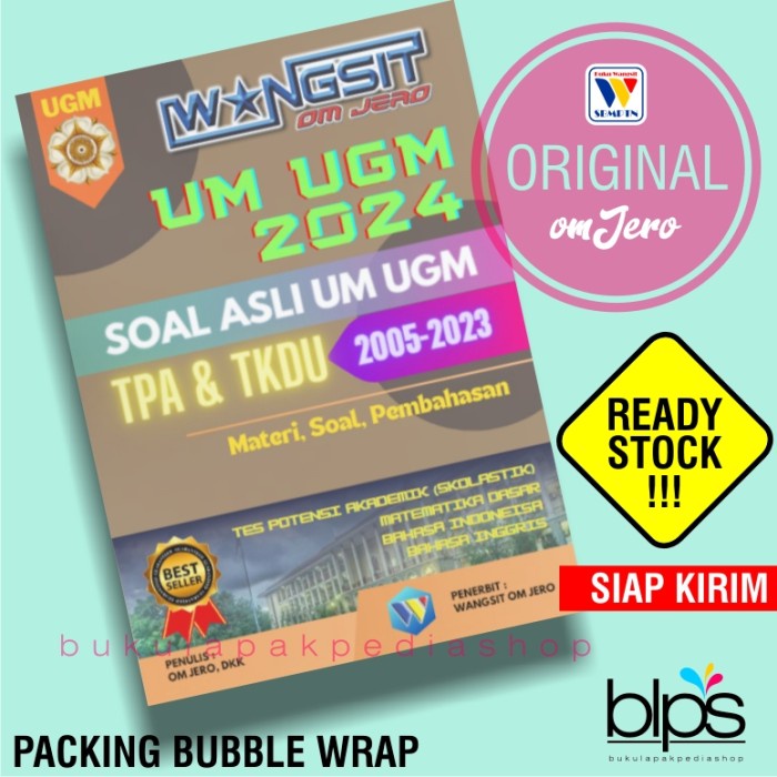 Jual Buku Wangsit Om Jero UTBK SNBT UTUL UM UGM TPS & TKDU 2024 | Shopee Indonesia