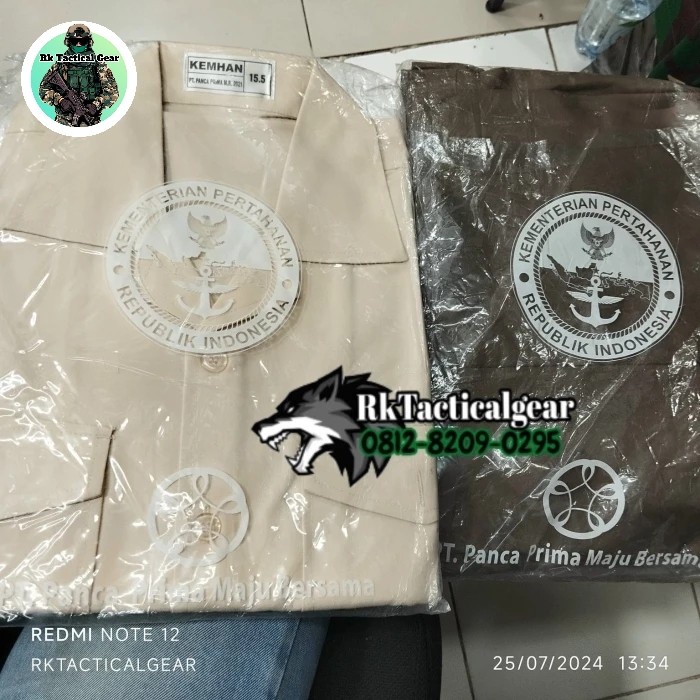 Jual BAJU SERAGAM PDH PNS KEMHAN 1 STEL BAJU PNS KEMHAN KUALITAS ...