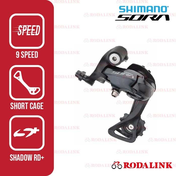 Jual Shimano Rear Derailleur Sepeda Sora R3000 9Speed Individual ...