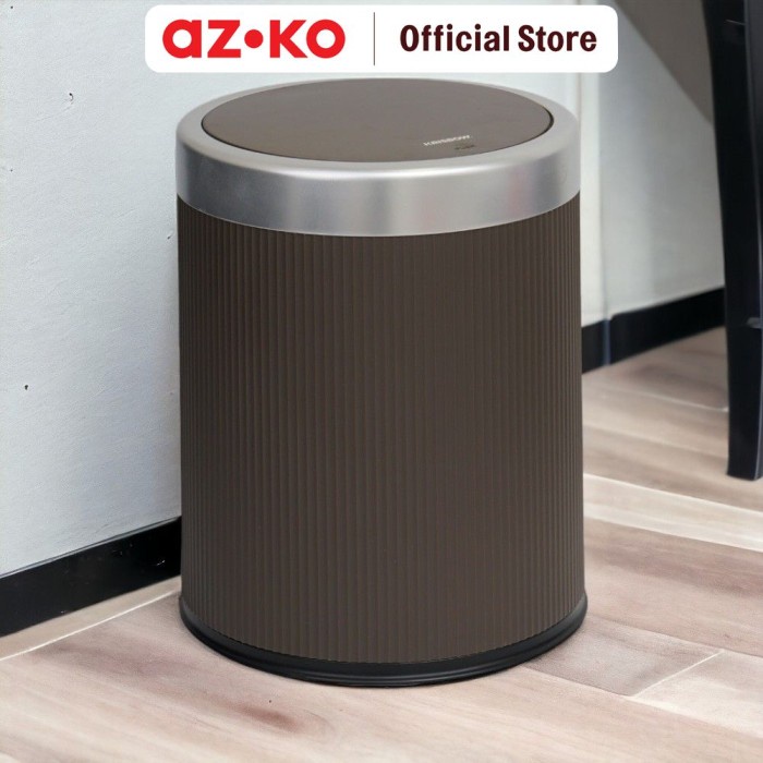 Jual PREMIUM AZKO Krisbow Tempat Sampah Push Cover Tong Sampah Wadah ...