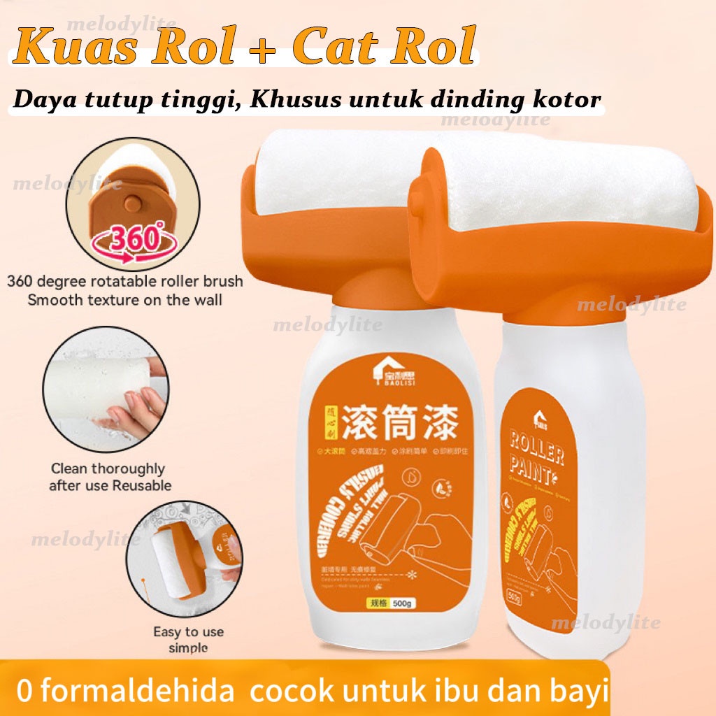 Jual Cat Rollerrol Pemberih Cat Perbaian Dinding Tutupi Dinding ...