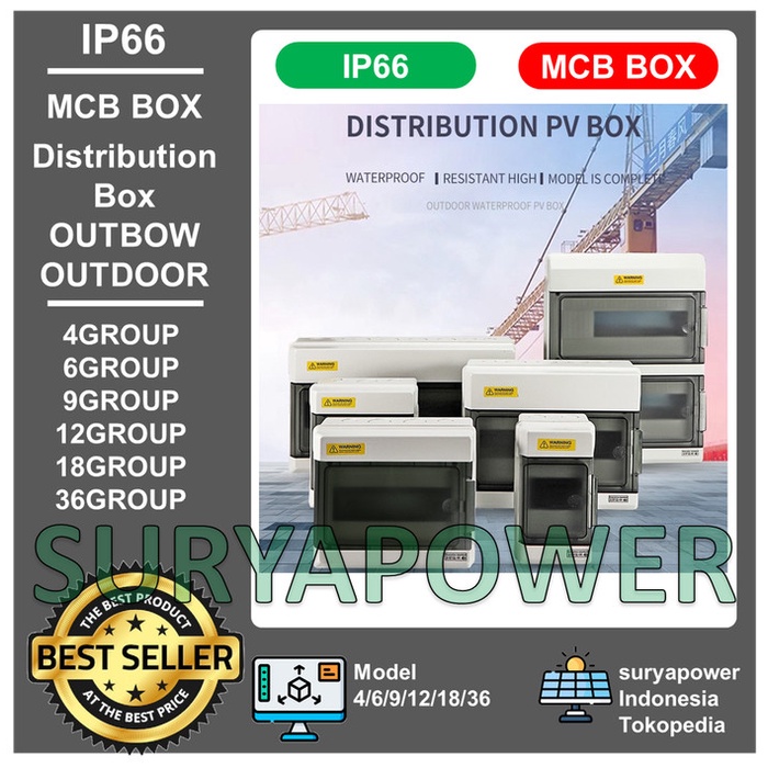 Jual BISA GOSEND! MCB BOX OUTDOOR OUTBOW IP66 - MCB DISTRIBUTION BOX ...