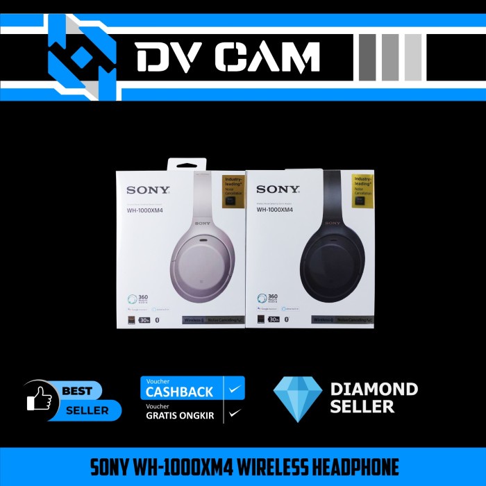 Jual Sony WH-1000XM4 Wireless Headphone WH1000XM4 WH1000 XM4 WH-1000 ...