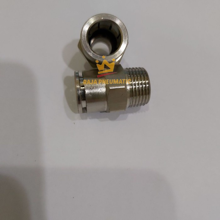 Jual FITTING NEPEL ANGIN METAL LURUS PUSH IN SELANG 16MM DRAT 1/4 JPC 16-02 | Shopee Indonesia
