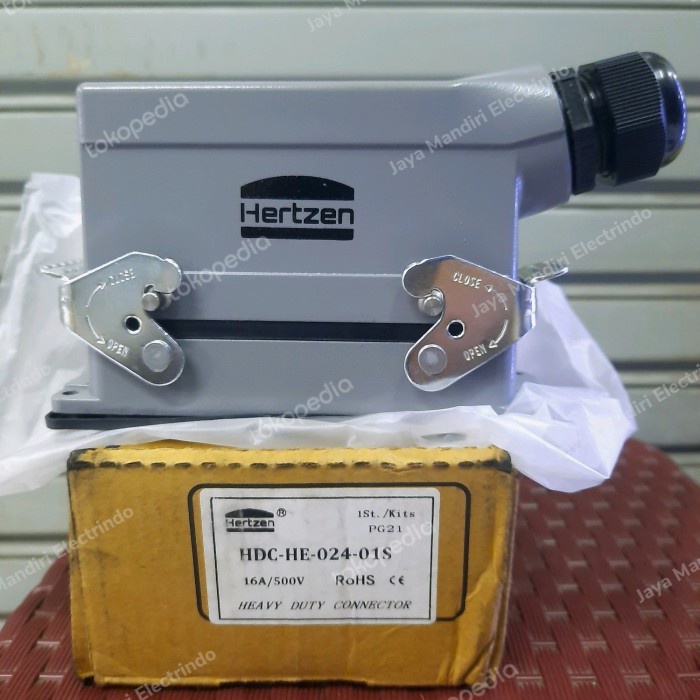 Jual Heavy Duty Connector Hdc 24 Pin Hdc-He-024-01S Hertzen | Shopee Indonesia
